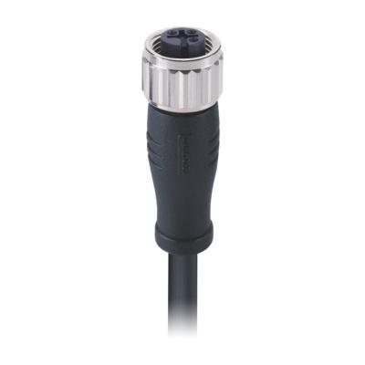 China Avation Female Quick Electric Plug Cable Connector M12 3 Pin  250V for sale
