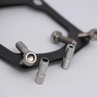 中国 マイクロCNCの機械化の精密部品CNCの機械化のチタニウムの部品ねじ 販売のため