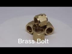 Brass Bolt CNC Precision Mechanical Parts Die Casting Fastener