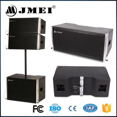 中国 黒い木製アルミニウム ライン配列のスピーカー生演奏ショーのための 2 の x 8 インチ 400W 販売のため