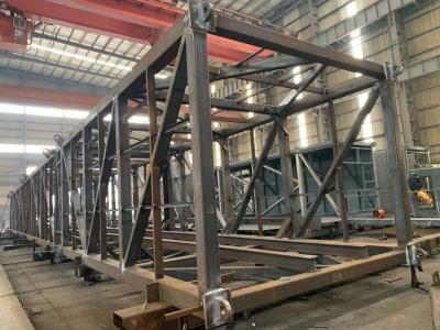 Cina Scatola della struttura della struttura d'acciaio di Q235 Q355 per attrezzatura 36x9x8m in vendita