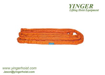 China Single / Double Layer Lifting Accessories For Cranes Polyester Material Webbing Lifting Slings for sale