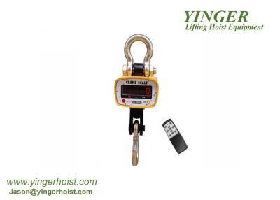 China Alloy Steel Digital Crane Weighing Scales IP55 Degree Automatic Dormancy / Shutdown scale crane for sale