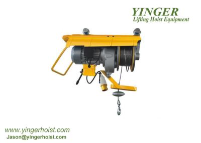 China 10m / Min Lift Speed Push Electric Wire Rope Hoist For 300kg -500kg Loading wire rope electric hoist electric rope hoist for sale