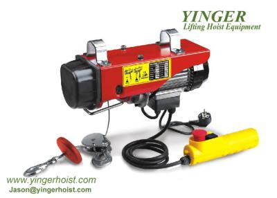 China Electric Winch Pa Wire Rope Hoist Mounting Convenient Light Weight micro electric rope hoist electric trolley hoist for sale