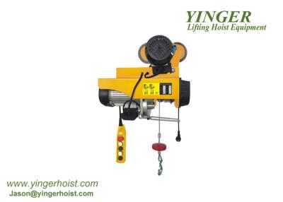 China Mini Electric Wire Rope Hoist Lifting Weight Low Energy Consumption wire rope pulling hoist mini electric wire hoist for sale