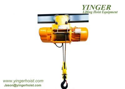 China 1 - 10 Ton Lifting CD1 Electric Wire Rope Hoist Limit Switch Makes Safety Operation 5 ton electric wire rope hoist for sale