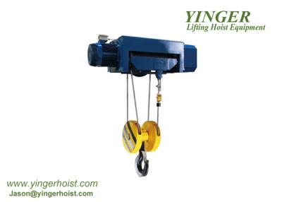 China 1 Ton - 50 Ton Electric Wire Rope Hoist With Overspeed Protection System electric wire rope hoists lightweight electric for sale
