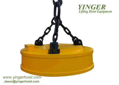 China MW-5 High Frequency Electromagnetic Lifting Magnet , Magnetic Lifting Device 1 - 20 Tons magnetic lifting equipment for sale