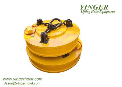 China Round Shaped Permanent Magnetic Lifter Insulation Grade F High Lifting Capacity   Electromagnetic Lifter for sale