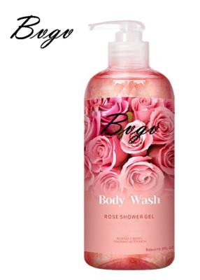 China Rose Extract Anti Bacterial Shower gelatieren sichtbar gesunde befeuchtende Körper-Wäsche zu verkaufen