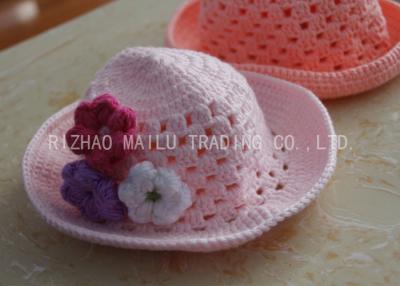 Cina La cima circolare piana lavora all'uncinetto lo stile impresso cappello dell'inverno lavora all'uncinetto il cappello del bambino in vendita