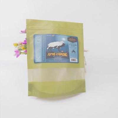 China Flat Bottom Stand Up Plastic Bags For Food Packaging for sale