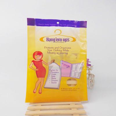 China Three Side Sealing Plastic Bag For Clothes Dust Proof Bag Packaging for sale