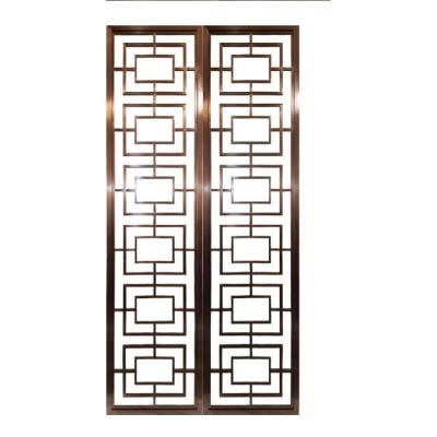 China Chinese traditional metal decorative laser cut screen room panels for sale