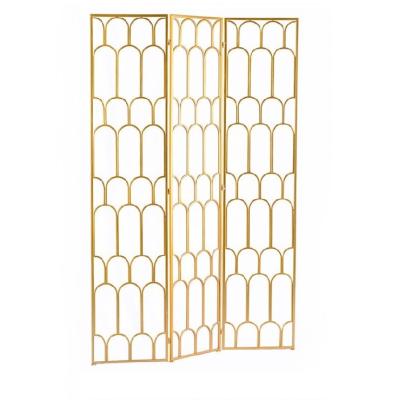 China Metal foldable room divider wall panel for restaurant for sale