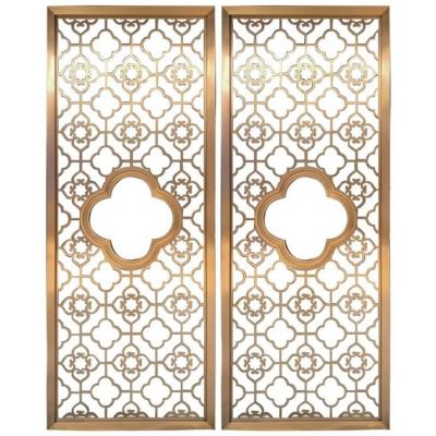 China Decorative Partition Indoor Hotel Metal Privacy Screens for sale