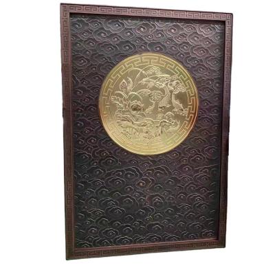 China Chinese style antique metal brass hanging room divider for sale