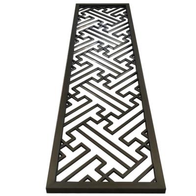 China Modern style metal material gold decorative screen room divider for sale