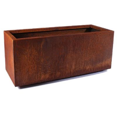 China Ourtside steel flower pots planters long and big for sale