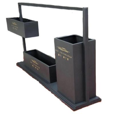 China Factory Directly production large 3 tier garden metal planter box square for sale