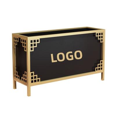 China Outdoor luxury iron street combination flower planter box for sale