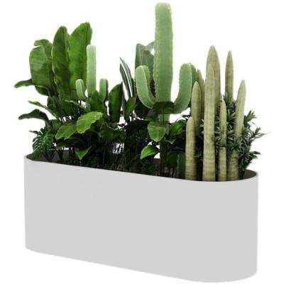 China Modern decoration outdoor planters custom white flower pots for sale