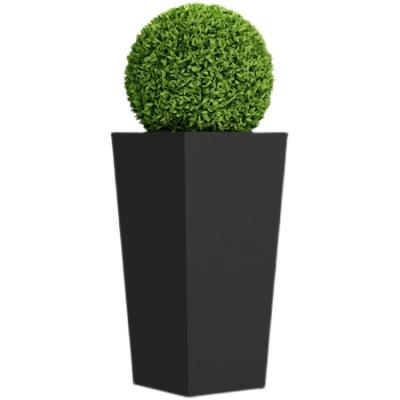 China Outdoor restaurants large square planter metal flower pot for sale