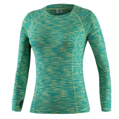 Cina Pullover donna maniche lunghe T-shirt da ginnastica Camicie da corsa casual Bluse top in vendita
