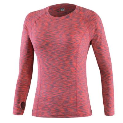 Cina Pullover donna maniche lunghe T-shirt da ginnastica Camicie da corsa casual Bluse top in vendita