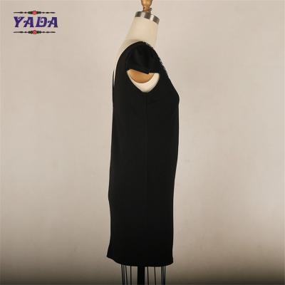 Cina Elegante donna bodycon schiena aperta midi ultimi disegni di festa V vestito collo donna vestiti a basso prezzo in vendita