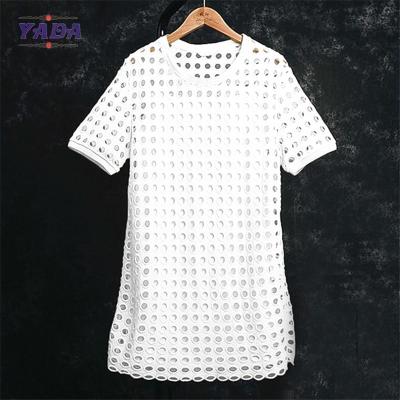 Cina Moda elegante 2 pezzi all'ingrosso modello semplice ed elegante cotone abito bianco sciolto made in China in vendita