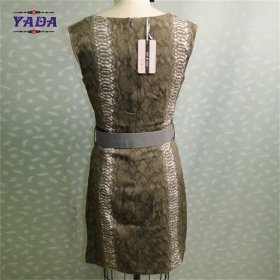 Cina Modello di stampa casual estivo in un pezzo donne donne t-shirt abito donne abiti da ufficio di design a basso prezzo in vendita