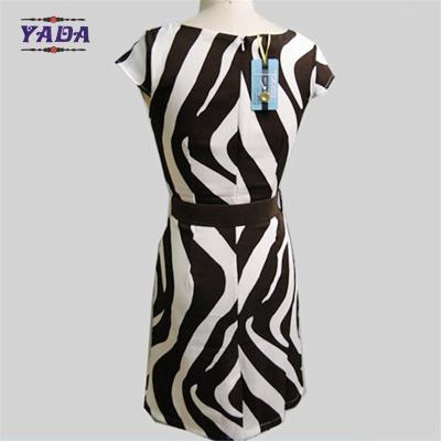 Cina Moda marchio a strisce zebra abiti casual ultimi disegni di abiti immagini per la giovane signora in vendita