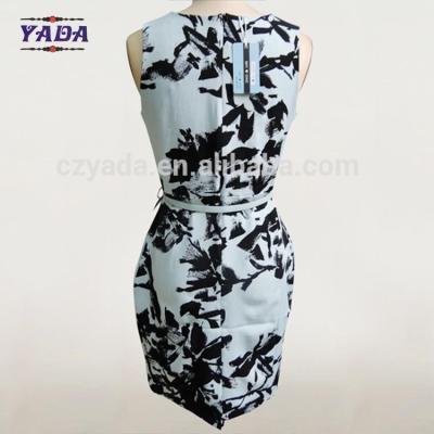 Cina Nuovo stile abiti eleganti con stampe floreali donna abbigliamento classico casual abiti da donna sexy abito a basso prezzo in vendita