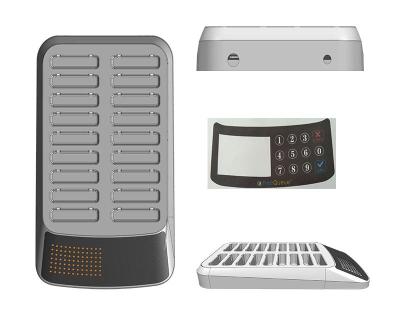 Китай Китай экспортирует новый дизайн беспроводного сенсорного клавиатуры токен отображения очереди системы вызова для ресторана продается