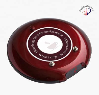 China Hot sales long range 9999 channels queue call coaster pager system and keyboard transmitter for restaurant for sale