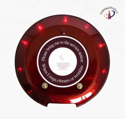 China Hot sales long range 9999 channels queue call coaster pager system and keyboard transmitter for restaurant for sale