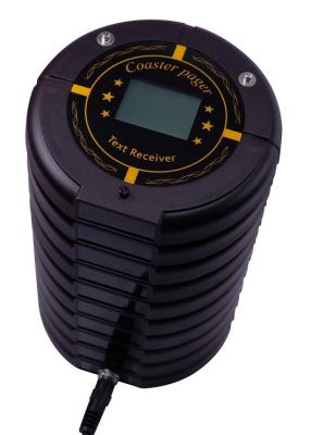 China Wireless coaster pager queue call system pocsag transmitter keyboard and pager with LED display for sale