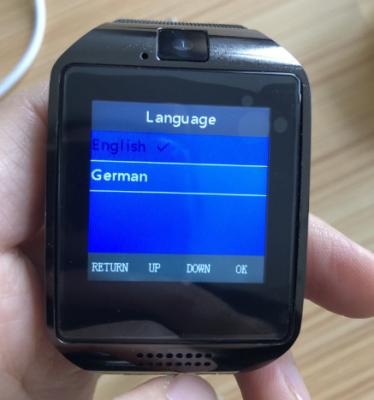China Customize language touch screen wireless call system wrist watch pager for sale
