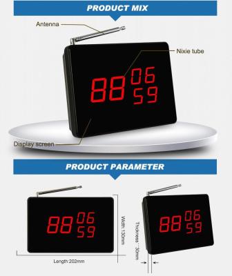 중국 최고의 가격 무선 레스토랑 웨이터 서비스 디지털 화면 표시 전화 시스템 판매용