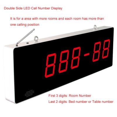 China new product double-side screen big size display monitor wireless call system receiver for sale