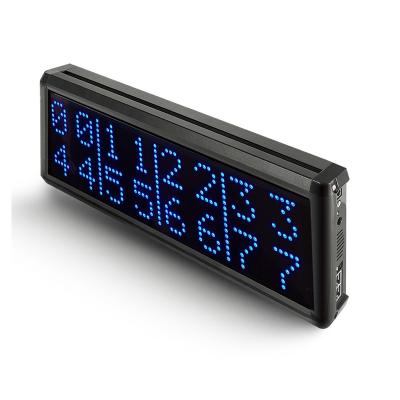 중국 무선 테이블 서비스 호출 시스템 큰 음성 보고 디스플레이 화면과 방수 1 키 버튼 판매용