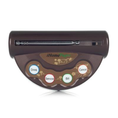 Chine 433MHZ restaurant sans fil 4 touches bouton d'appel support de contenu personnalisé avec le support de menu flash à vendre