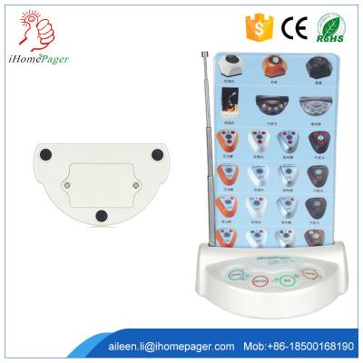 Chine 433MHZ restaurant sans fil 4 touches bouton d'appel support de contenu personnalisé avec le support de menu flash à vendre
