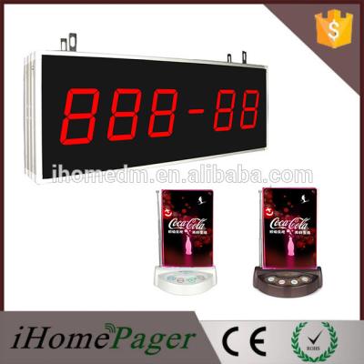 중국 레스토랑 원격 무선 통화 시스템 큰 이중 측면 LED 화면 수신기 판매용