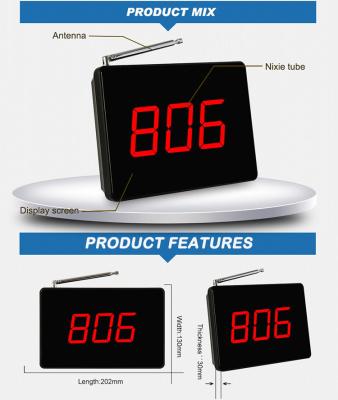 China Ihomepager 1 groups of 3 digits number display receiver for sale