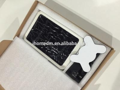 China Wireless parede fixa ou desktop 433.92Mhz um grupo 3 dígitos número de chamada monitor de tela com armação de alumínio prateado à venda