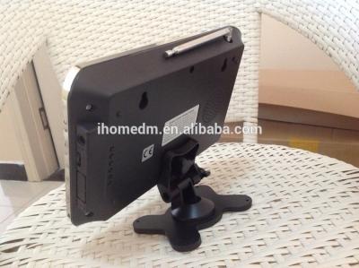 China Wireless parede fixa ou desktop 433.92Mhz um grupo 3 dígitos número de chamada monitor de tela com armação de alumínio prateado à venda