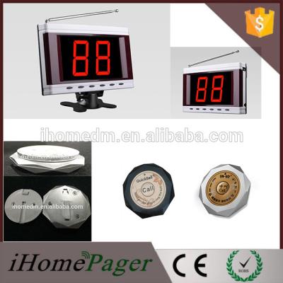 Chine Vente à chaud 433Mhz système de sonnette d'appel de serveur système d'appel de numéro avec affichage LED à vendre